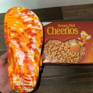 CROCS | Shoes | Honey Nut Cheerios X Crocs Classic Clog Kids Size J6 ...